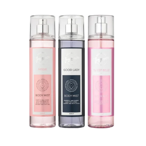 Body Mist Set 3 Pack – Tu Est Belle, Good Lady, Missie – 250ml Each ...