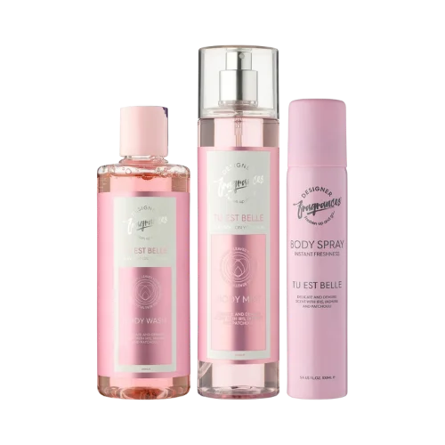 Tu Est Belle 3 Pack Gift Set – Body Wash, Mist & Deodorant – Designer ...