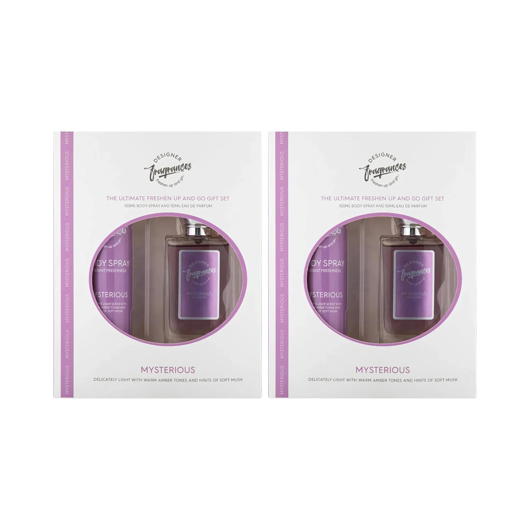 Mysterious Gift Set – 2 Sprays + 2 EDPs – Designer Fragrances Ltd