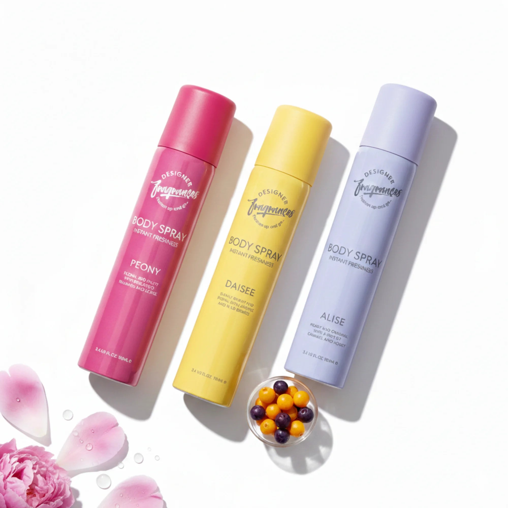 Women’s Body Spray Gift Set – Peony, Daisee & Alise (3 x 100ml ...