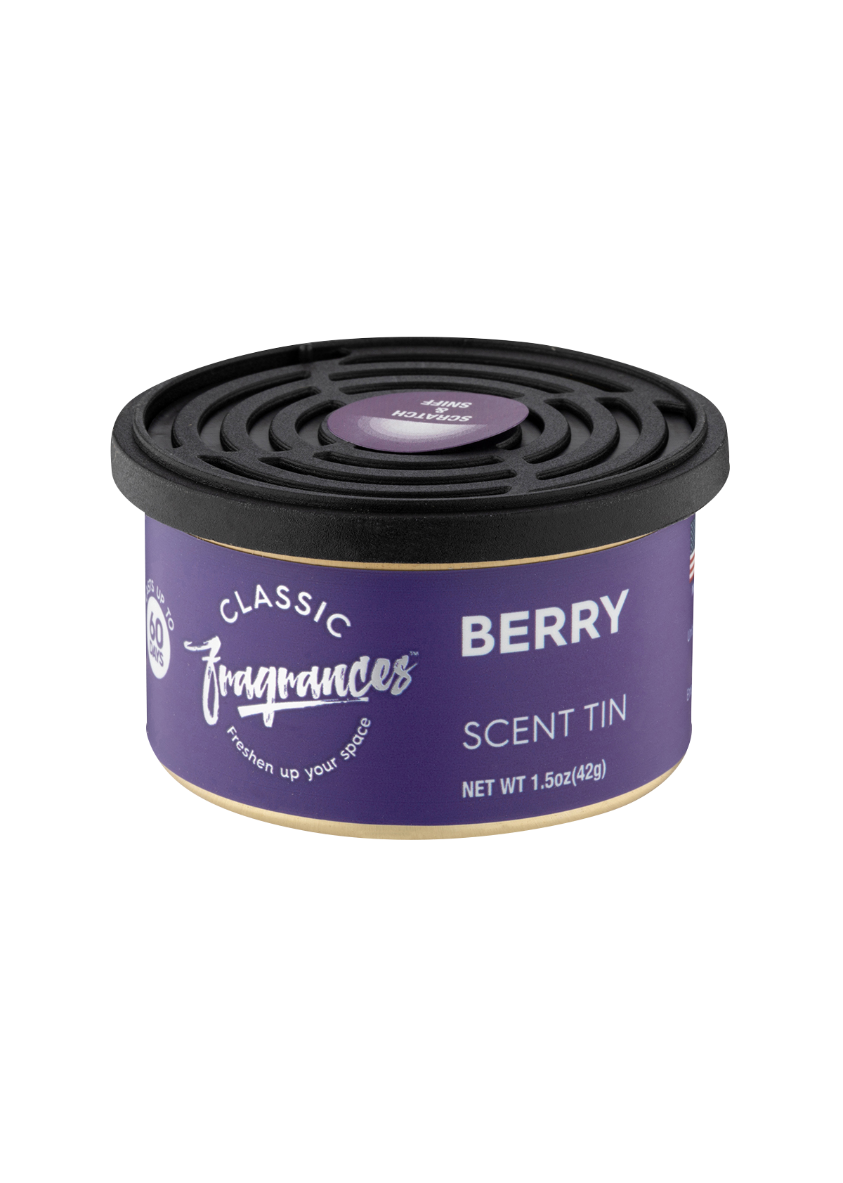 Berry Scent Tin – Car & Room Freshener – Designer Fragrances Ltd